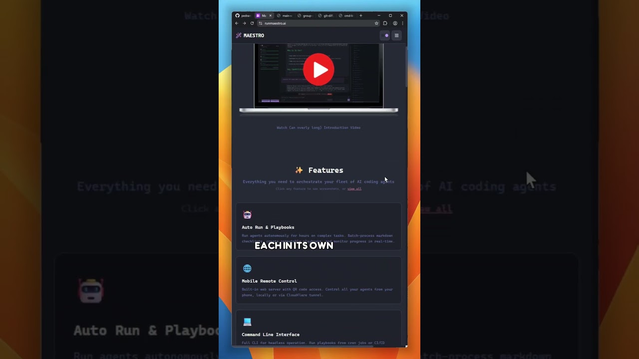 Maestro: Orchestrating AI Coding Agents at Scale