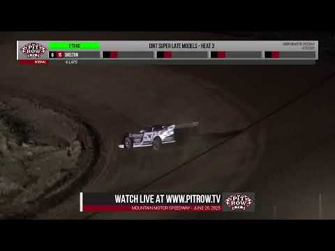 PitRow.tv Freeview: Ultimate Super Late Models | Mountain Motor Speedway | Isom, KY | June 20, 2025