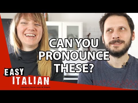 The Hardest Words to Pronounce In Italian | Easy Italian 75