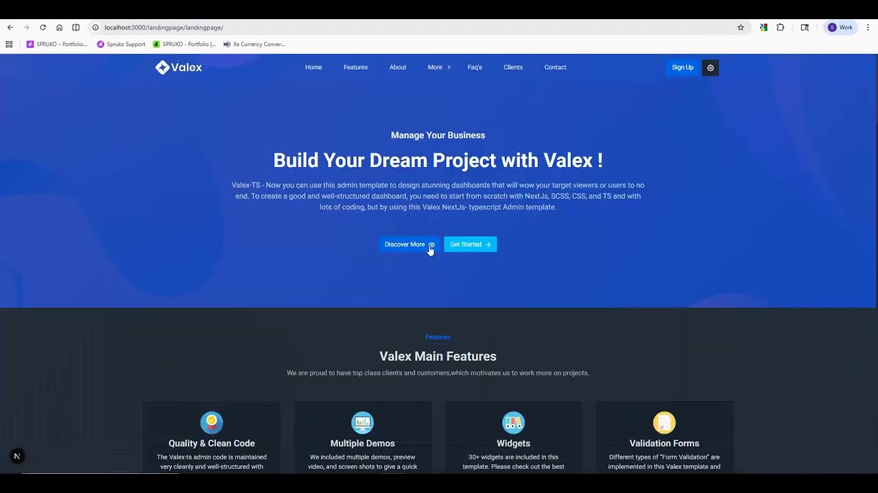Installation Process of Valex – NextJs TypeScript App Router React Bootstrap Admin Template