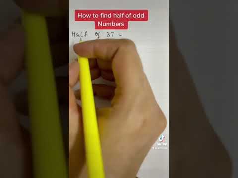 Find Half of Odd Numbers in just 10 Seconds #math #tutor #shorts #mathtrick #learning #fraction