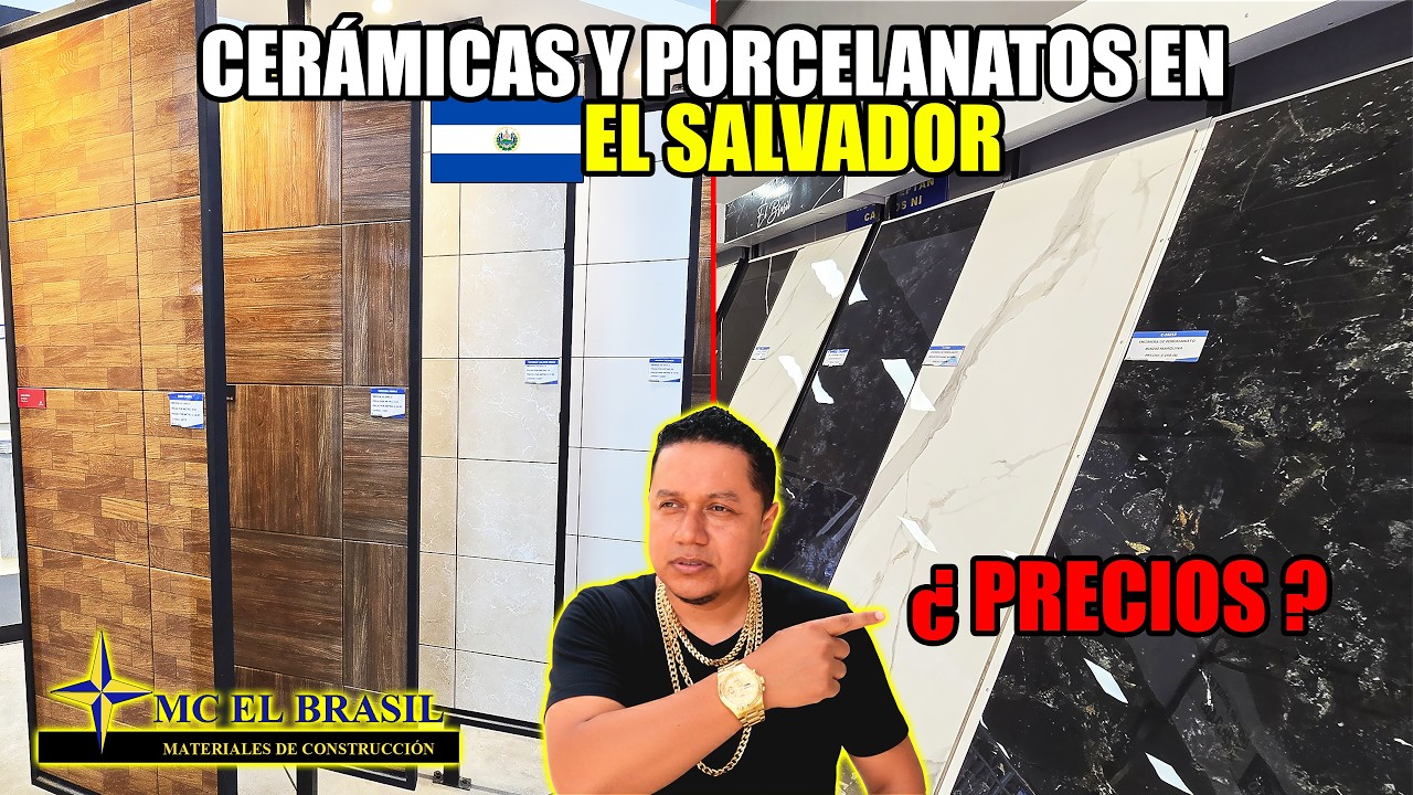 PRECIO DE LAS CERÁMICAS Y PORCELANATOS EN EL SALVADOR😱