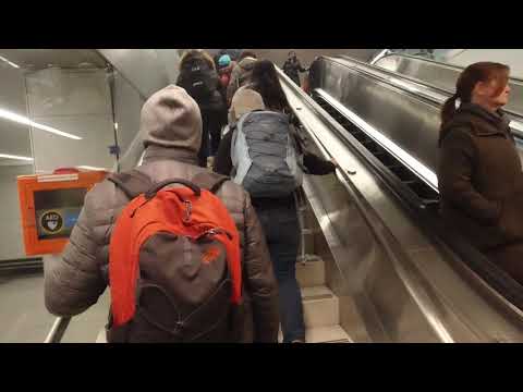 New York Walk🏃42 St- 8th Ave Port Authority Subway Station(PABT) to Times Square | 1080p60f - 1