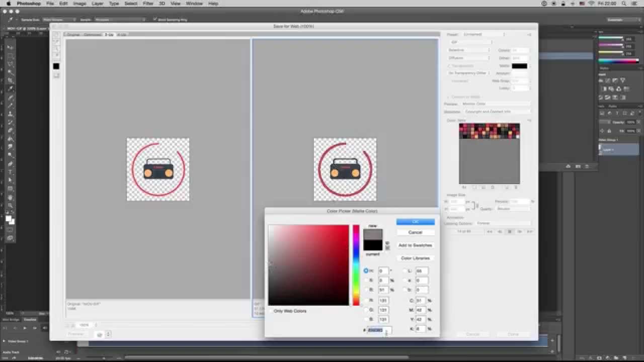Premiumilk Tutorial 22 - Flat Animated Icons Library - How to Export Gif File