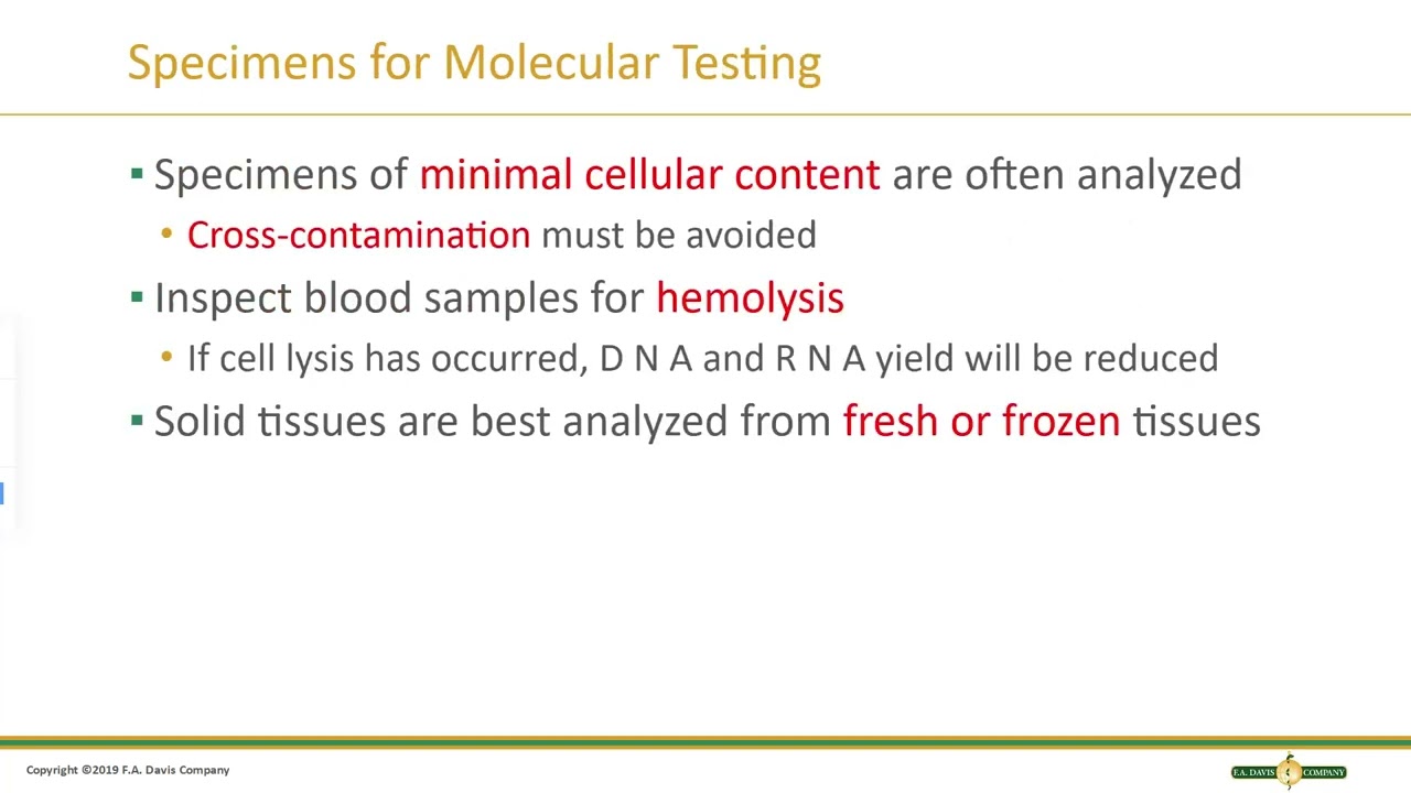 Introduction to Molecular Diagnostics