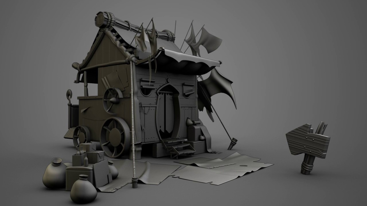 Shop Environment (Design by Fydbac.deviantart)