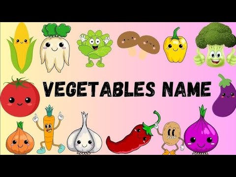 Learn Vegetables Names ! For kids and Toddlers