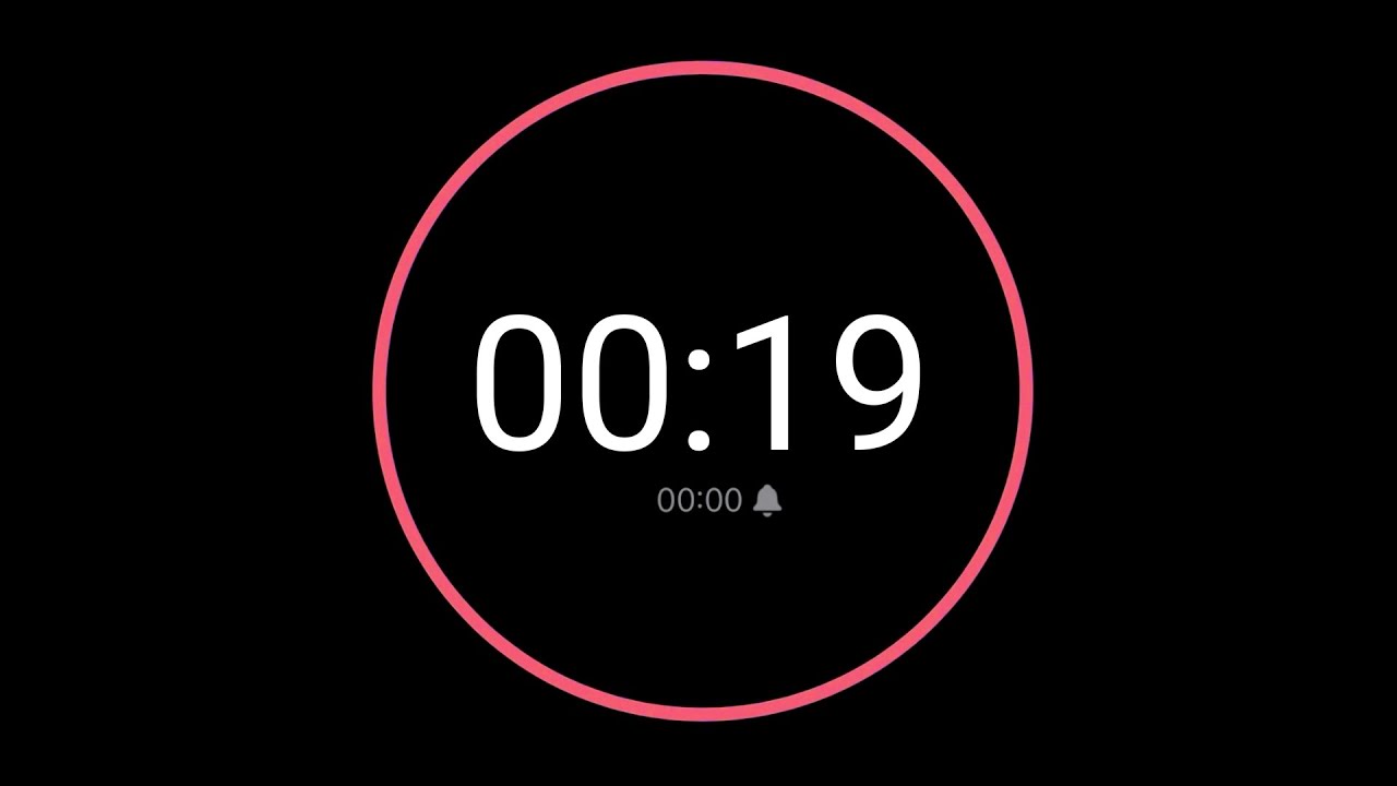 19 Second Countdown Timer / iPhone Timer Style