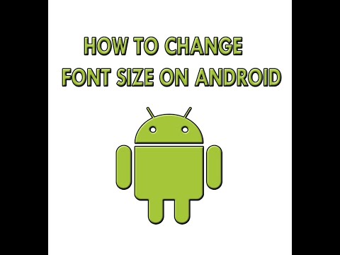 How to Change Font Size on Android | Change Text Size Android