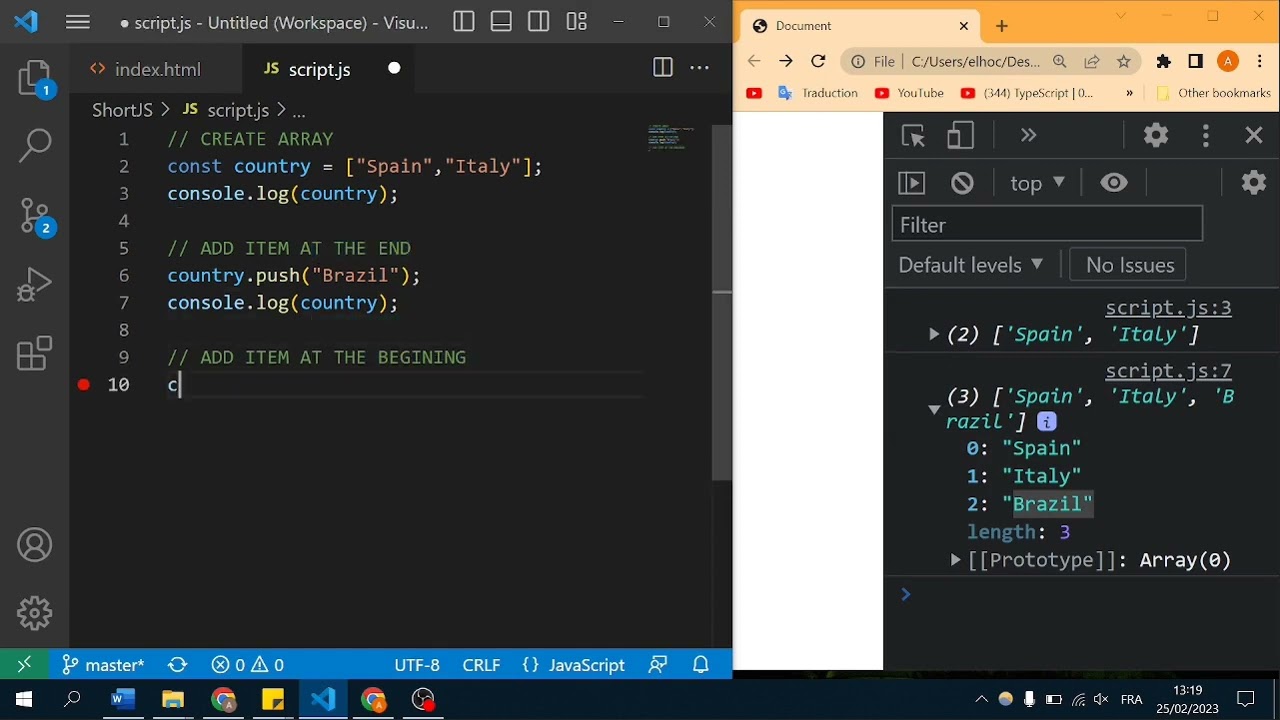 JavaScript Array Methods 2 | Fast Coding #shorts #javascript
