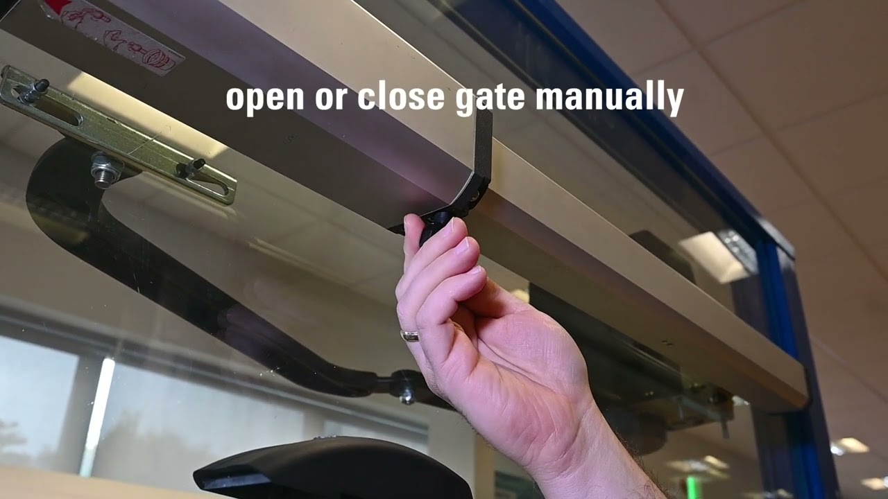 FAAC 402 swing gate operator manual release quick guide