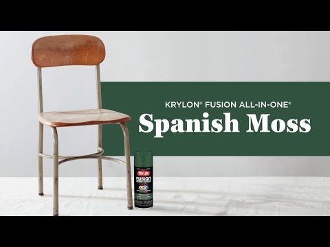Refreshing Old Chair with Krylon® Fusion All-In-One® Spanish Moss