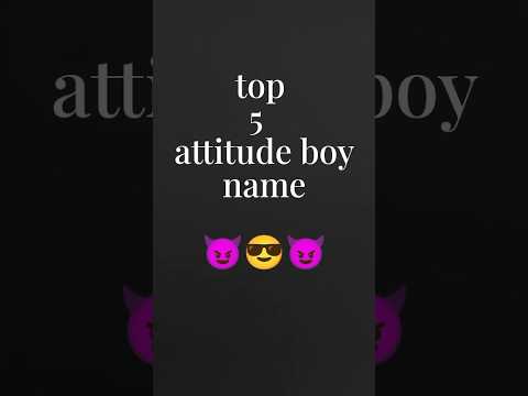 top 5 attitude boy name comment your name and subscribe me like video