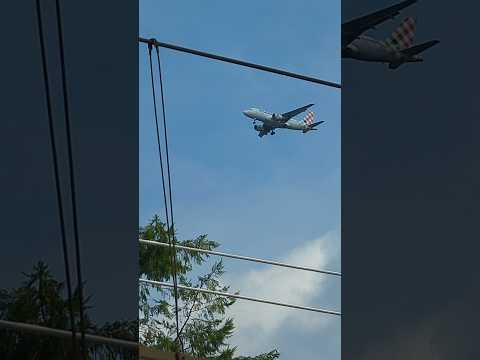 Volotea Airbus A319-112 landing at Turin Caselle Airport TRN from Cagliari Airport CAG