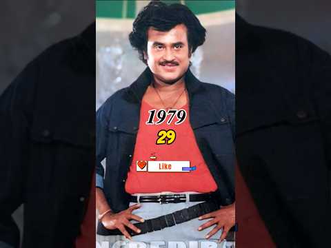 Rajinikanth💪 Evolution 1975—2024 #viral #shortfeed #trending