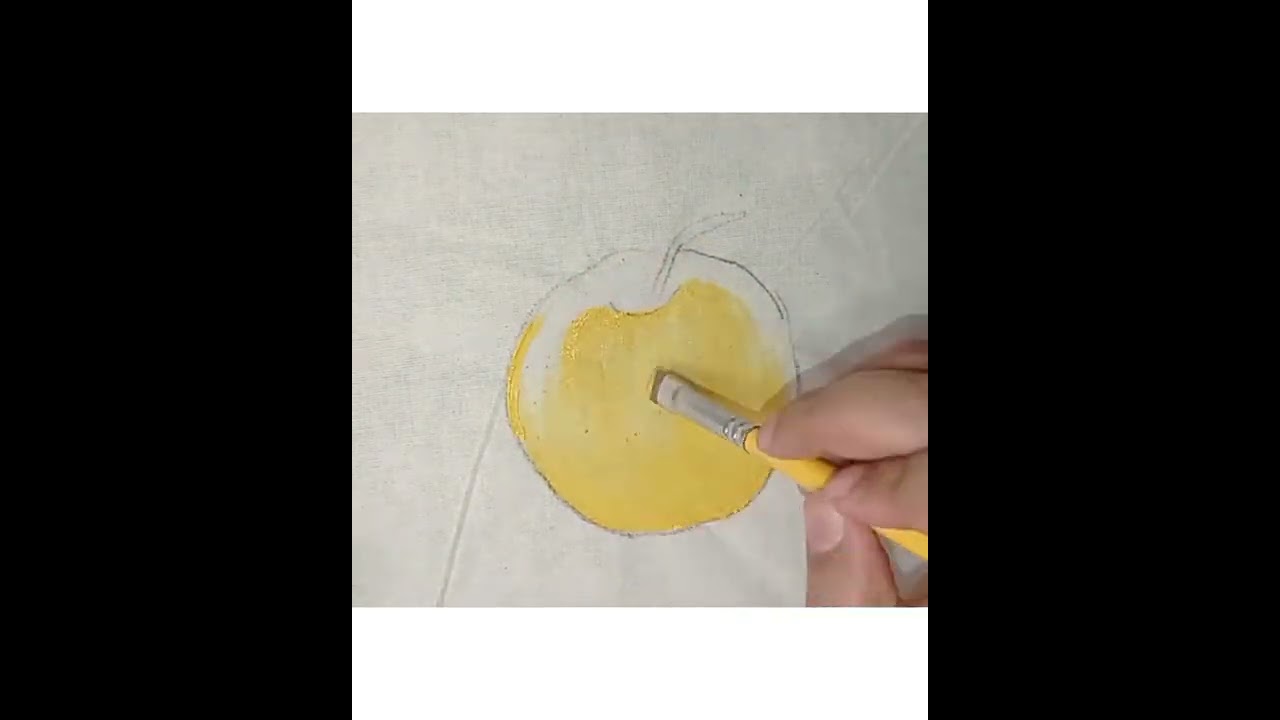 Como pintar uma maçã @SimoneMoraesPINCELQUEBRILHA