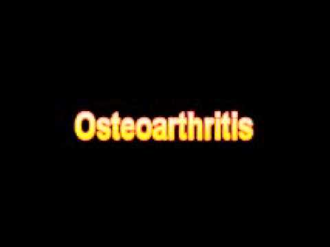 What Is The Definition Of Osteoarthritis