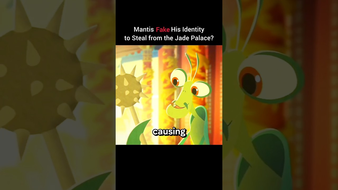 Mantis Fake His Identity in kungfu panda ? #shorts