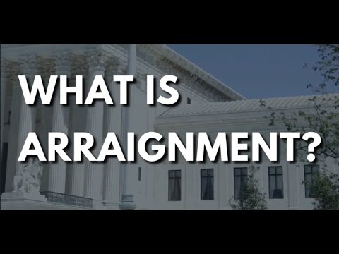 What is Arraignment?