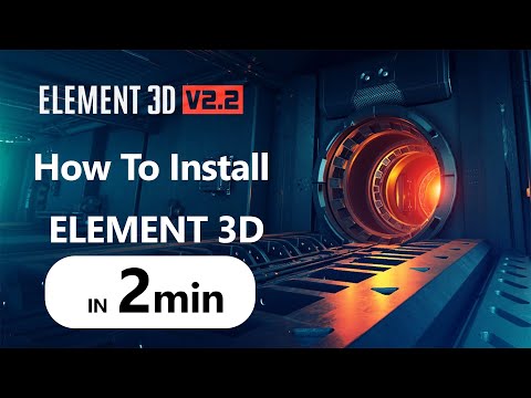 How to install element 3d for after effects 2020 tutorial in 2min || Pixeller studios