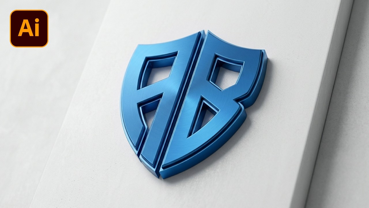 Advanced Logo Design Illustrator | Modern Letter Logo Design Tutorial In Adobe Illustrator CC