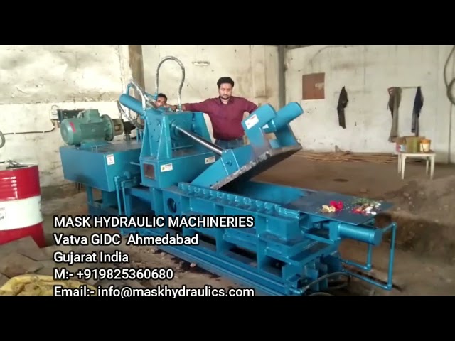 Scrap Baling Press For Metal Industries - Bundle Press Machine for CRC ...
