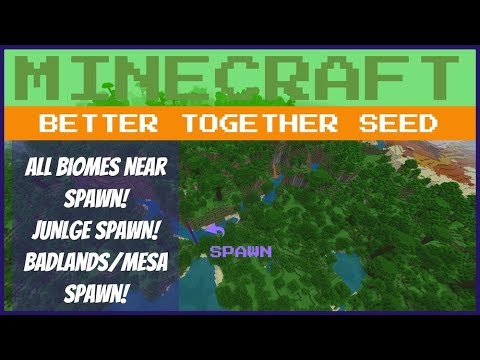 Minecraft Bedrock All Biomes Jungle Spawn Seed JAN 2019
