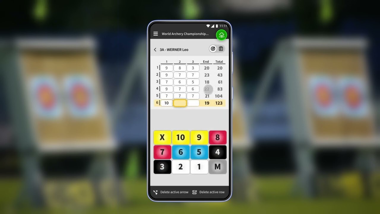 Ianseo Scorekeeper mobile app design