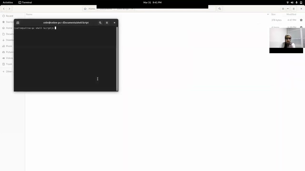 shell script command assignment