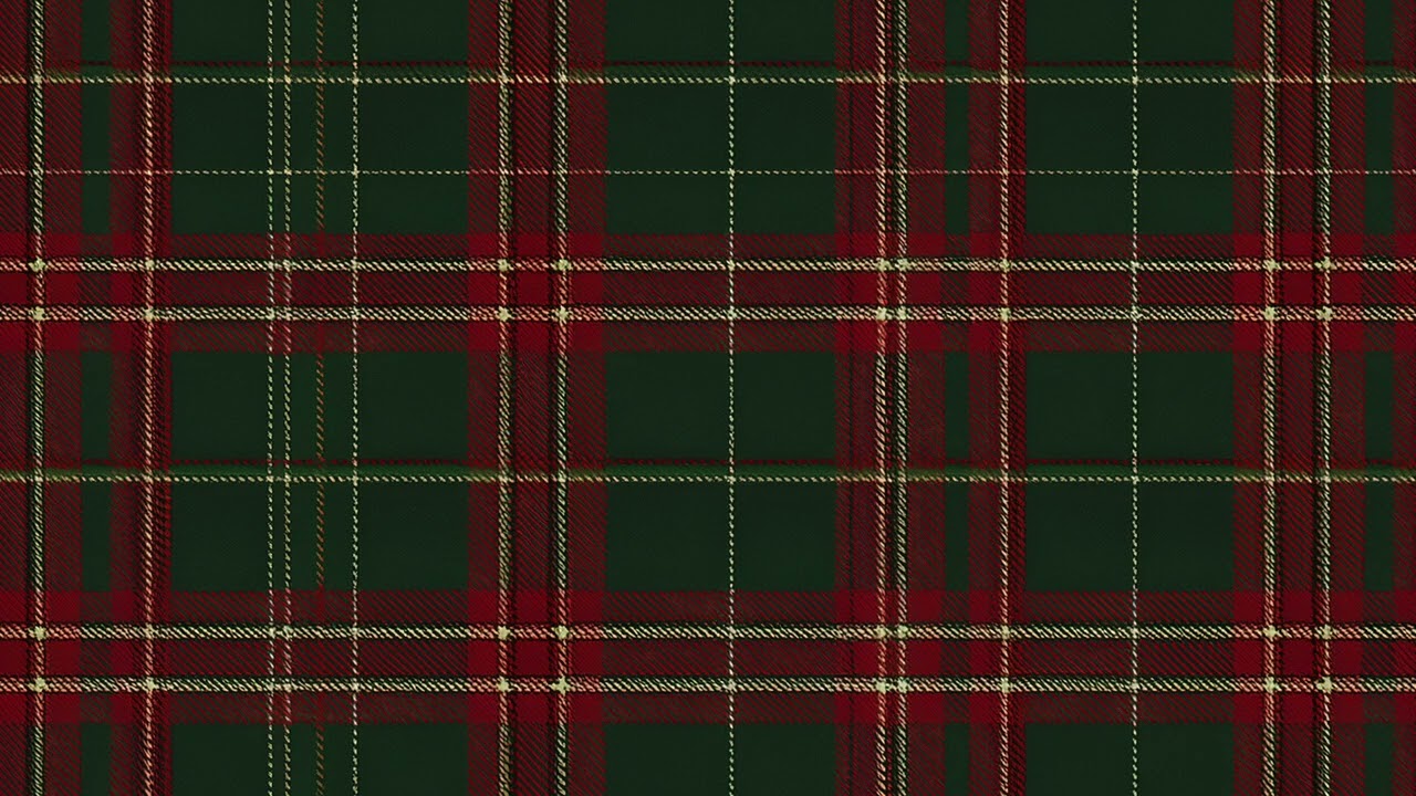 Christmas Background Scottish Plaid Green Red Tartan Background