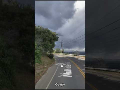 Mulholland Drive (LA) πΊπΈ - Visiting the Rich & Famous (...and their Garbage) On Google Maps