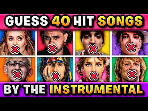 GUESS THE SONG BY INSTRUMENTAL ????️???? 40 Greatest Hit Songs ???? Music Quiz Challenge