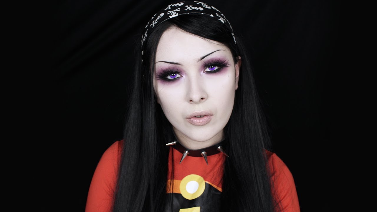 The Incredibles Gothic Violet Parr | Makeup Tutorial