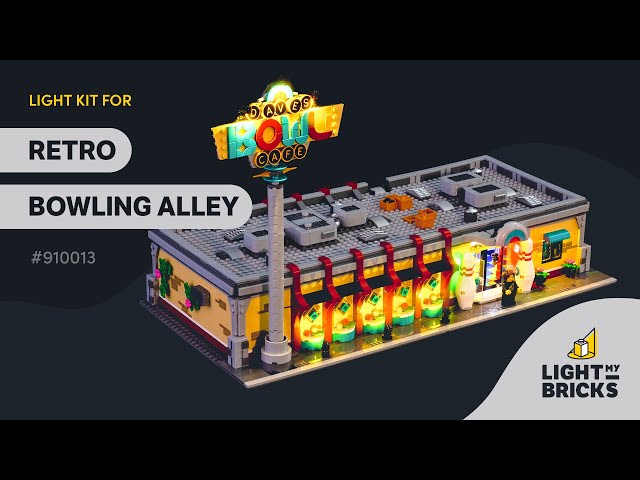 Light my bricks LED Licht Set für LEGO® Bricklink 910013 Retro Bowling ...
