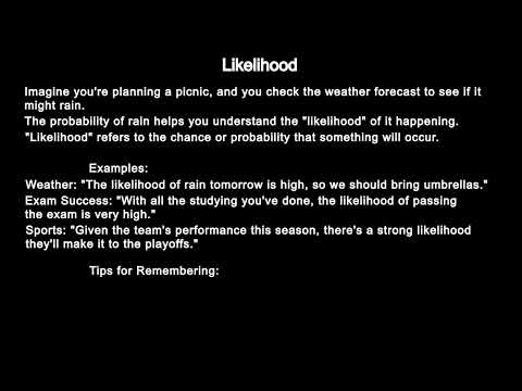 What is LIKELIHOOD? (Simple Explanation)