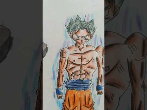 Como dibujaba antes VS ahora Goku ultra instinto parte 2 #dibujazos