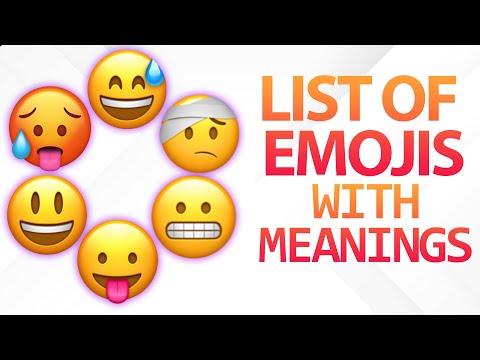Meanings of All Emojis|Smileys and People|2020|Compare All