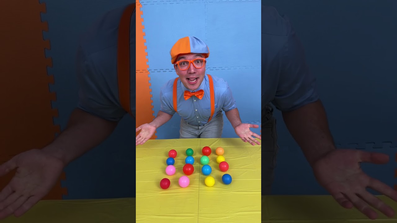 Ball Pit Ball Math  #blippi #ball #ballpit