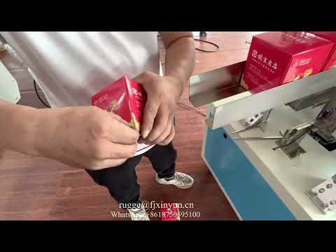 Hot selling facial tissue cube carton box sealing machine