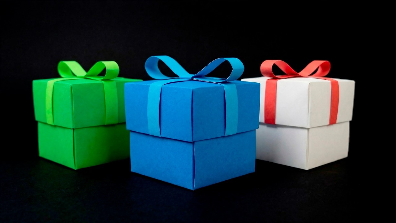 How to Make a Beautiful Origami Gift Box – Easy DIY for Holidays & Special Occasions