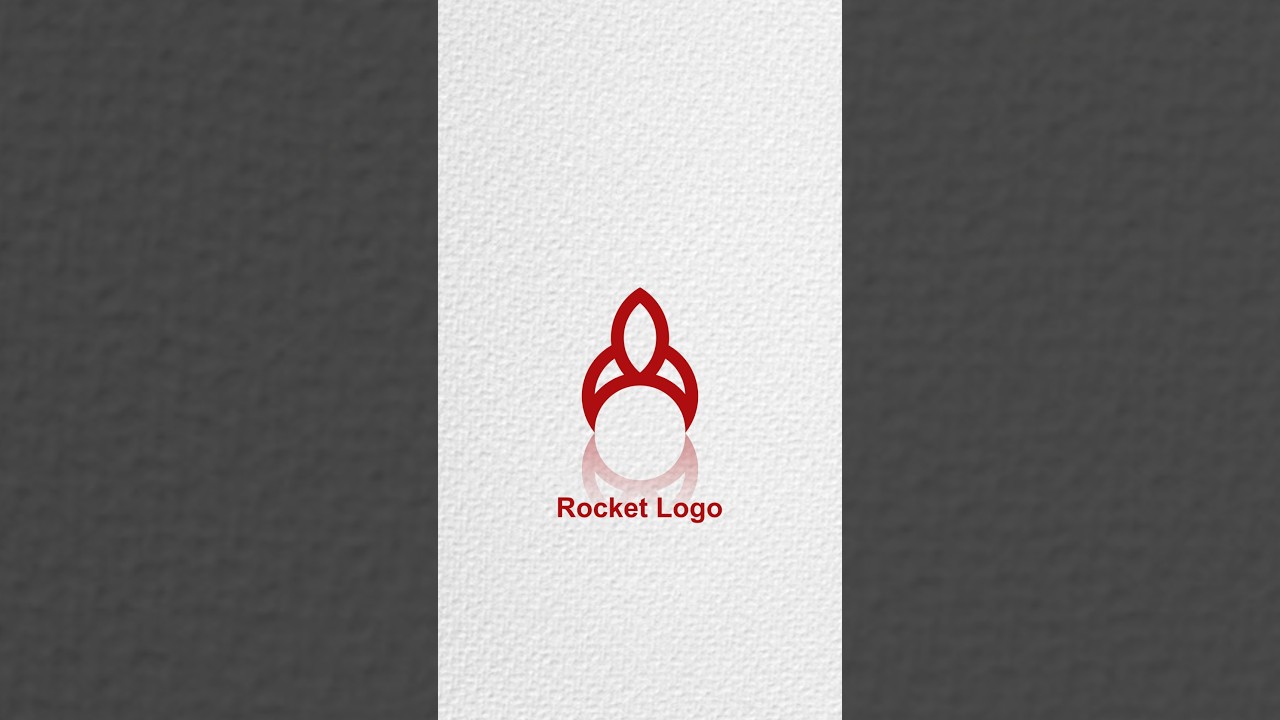Rocket Icon Logo Design In CorelDraw #logo #coreldraw #logodesign