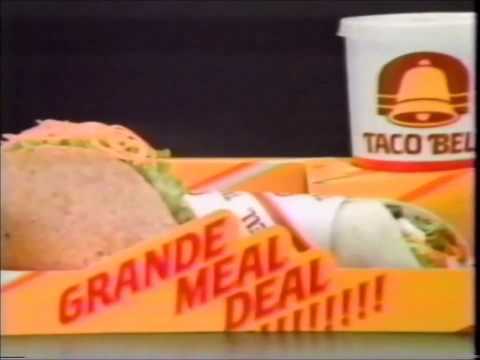 Taco Bell Grande Meal Deal 1986