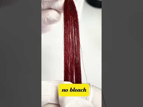3-in-1 Hair Color Dye Shampoo+Conditioner, WineRed Cherry Red #nobleach #fok