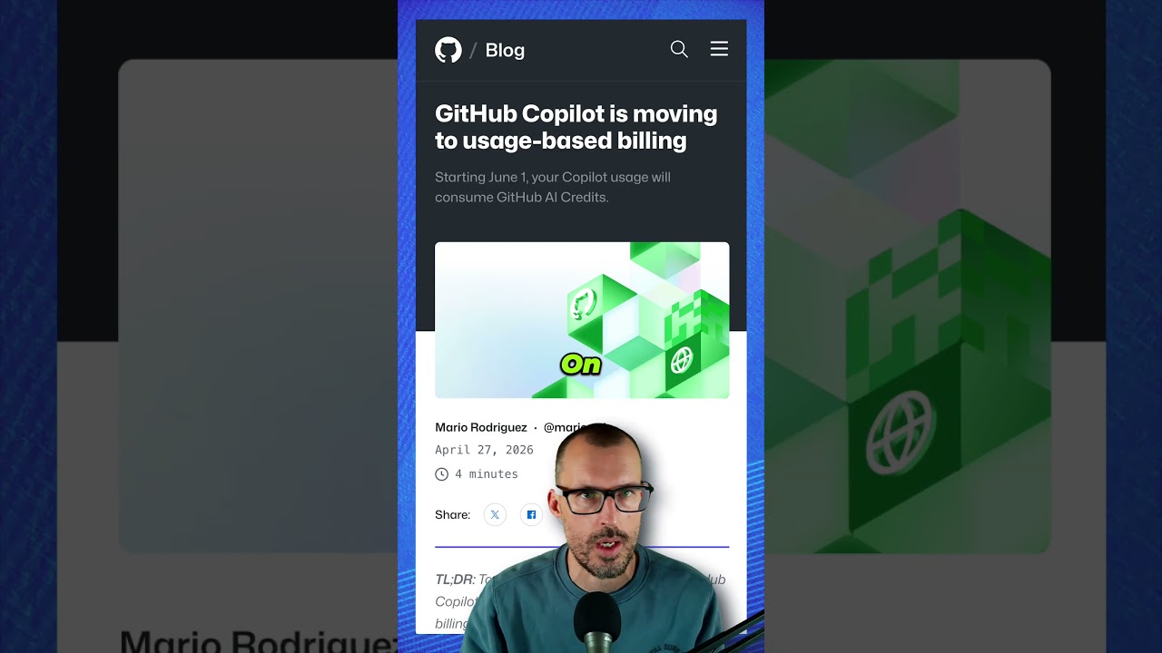 GitHub Copilot Is Moving to Usage-Based Billing!?