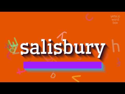 HOW TO SAY SALISBURY? #salisbury