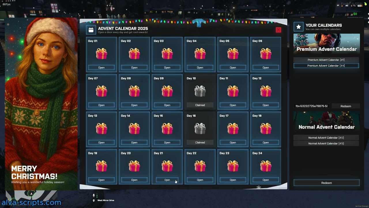 Advent – Premium & Free Advent Calendars for FiveM (ESX / QBCore / vRP / Standalone) - FiveM ...