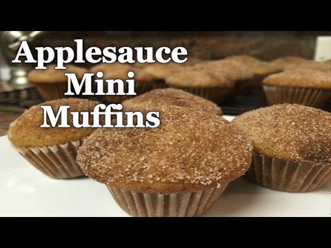 Applesauce Mini Muffins