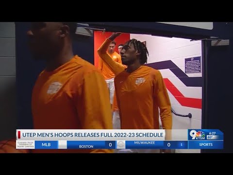 UTEP basketball releases 2022-23 schedule