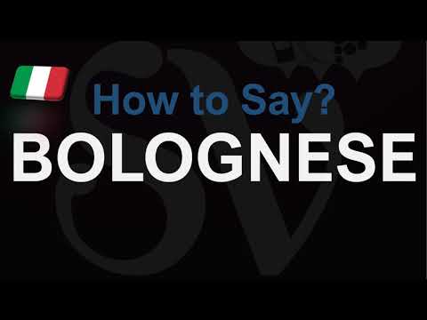 How to Pronounce Bolognese? | Pronunciation TUTORIAL