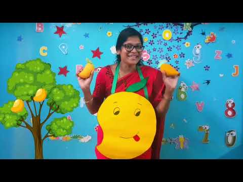 Two yellow Mangoes / RHYMES TIME / Mango Fruit Day / Diana's Classroom.